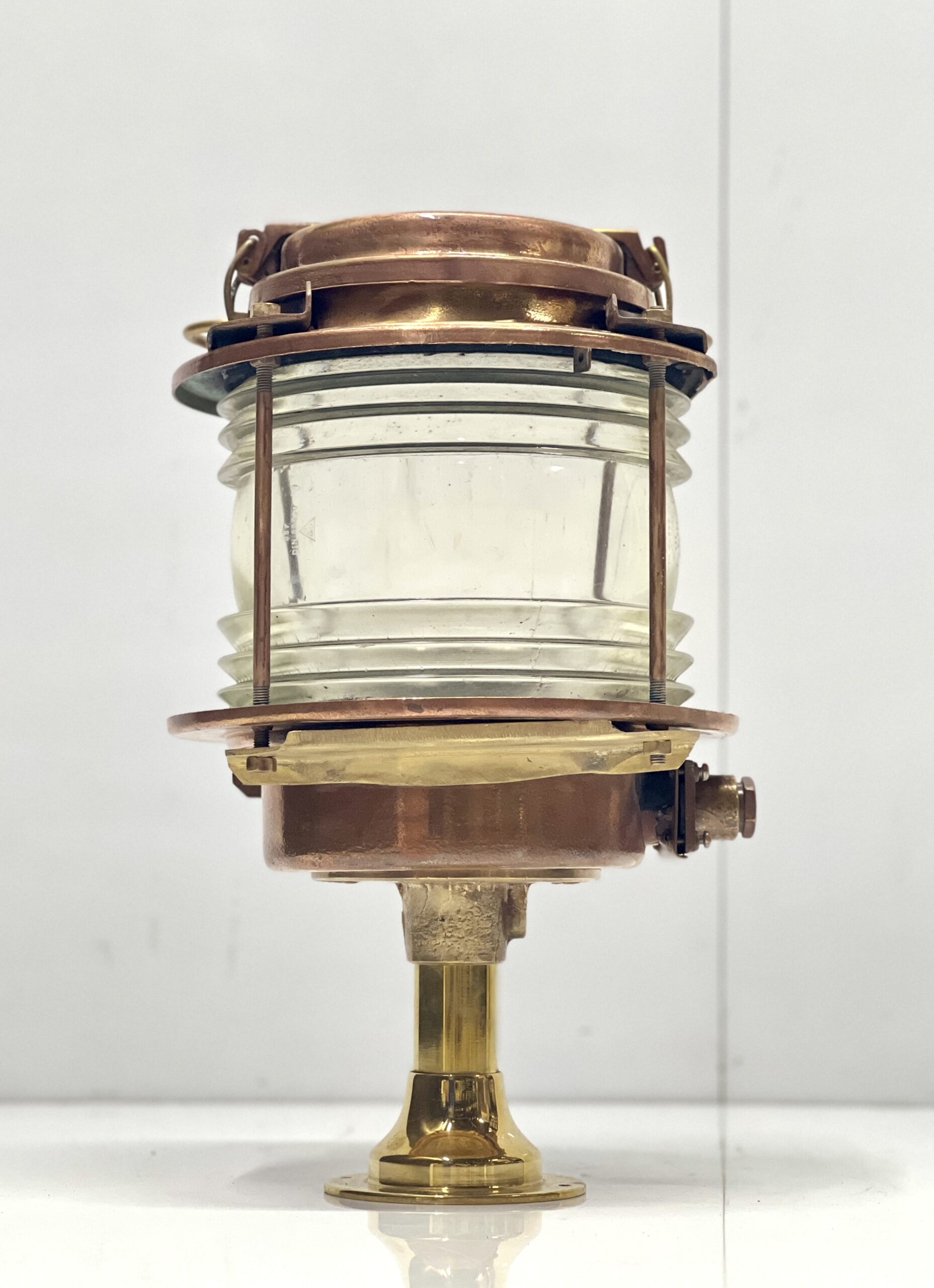 Authentic Retro Style Antique Brass Finish Victorian Old Ship Electric ...