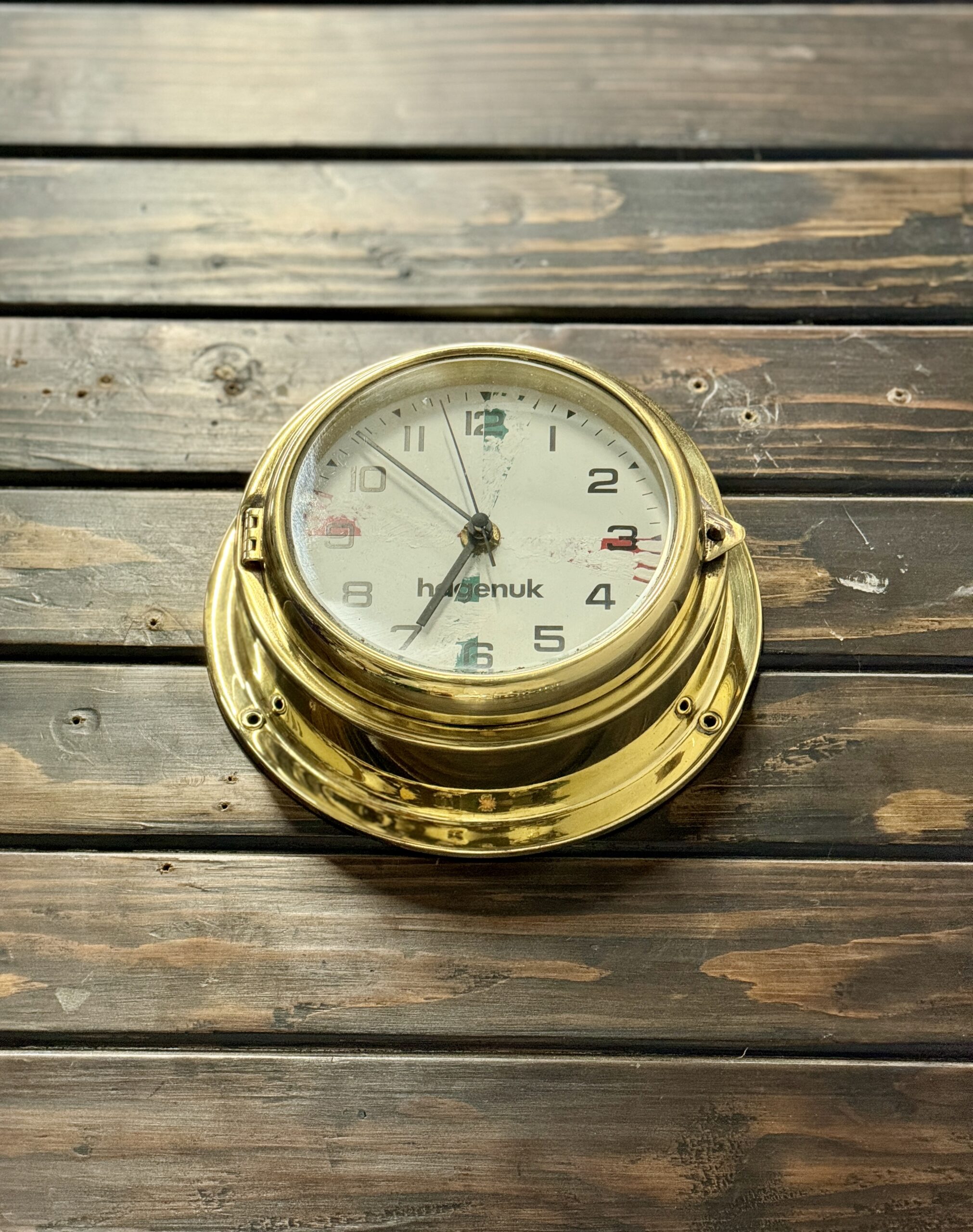 Victorian Style Hagenuk Maritime Industrial Ship Wall Clock Made in ...