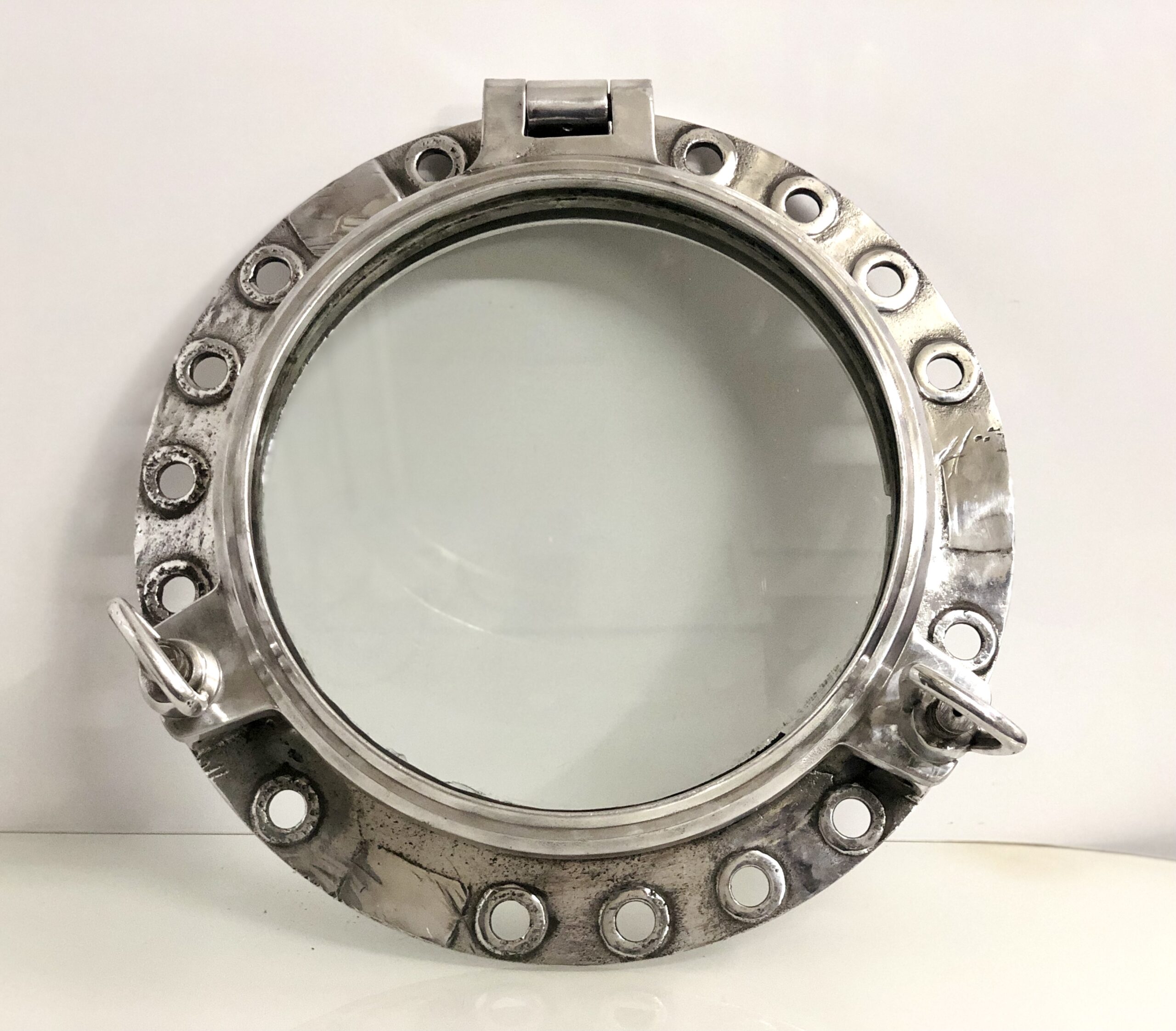 HOME WALL DESIGN SHIP ROUND OLD ALUMINIUM PORTHOLE/WINDOW/HATCH WITH ...