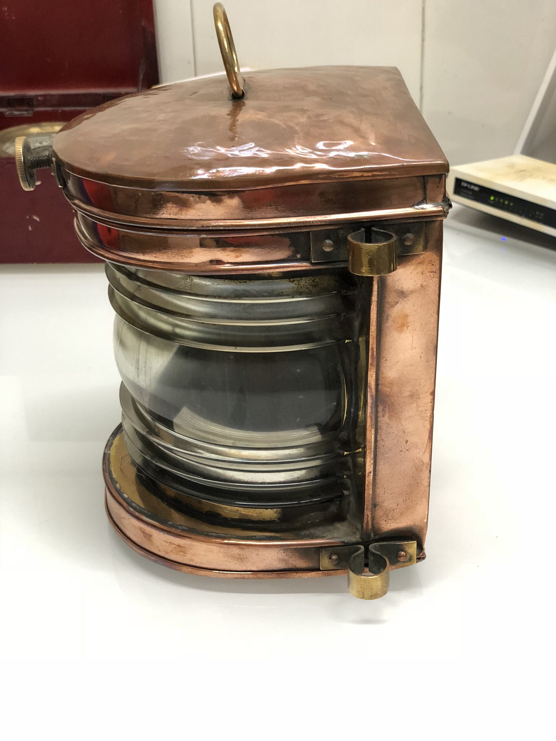 Marine Antique Original Vintage Retro Stage Boat Ship Copper Electric ...