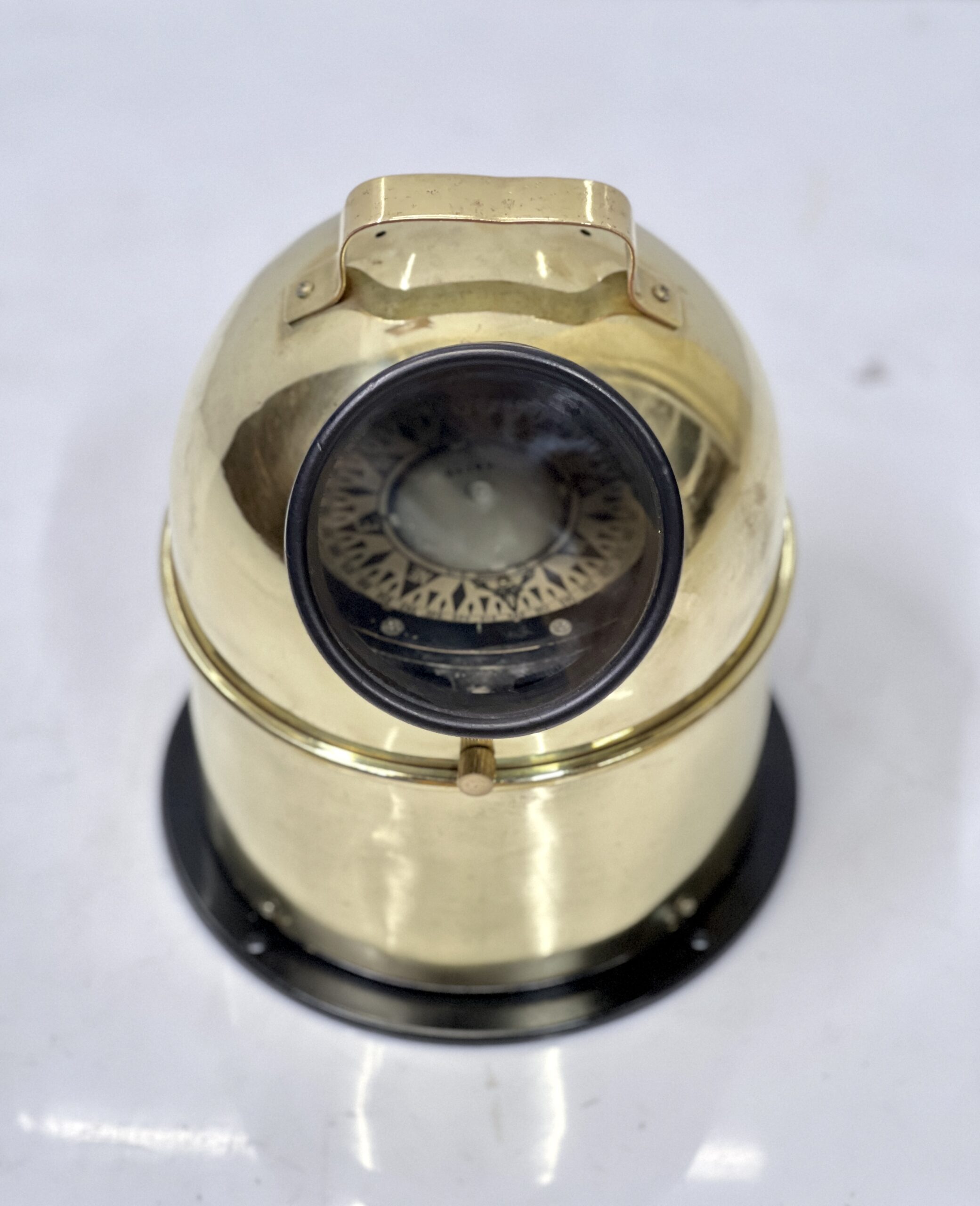 Maritime Navigation Saura Keiki Seisakusho Antique Brass Boat Compass ...