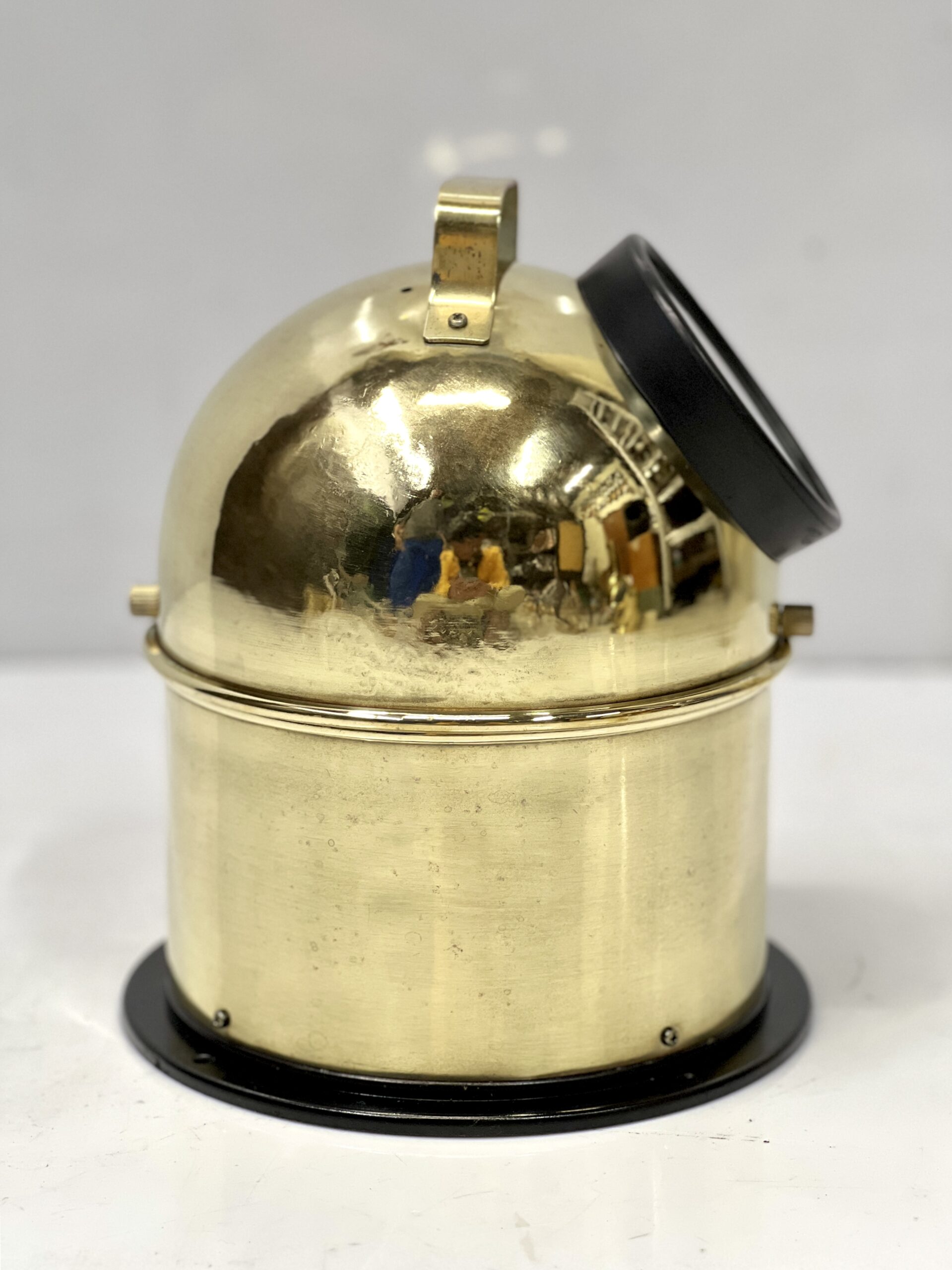 Maritime Navigation Saura Keiki Seisakusho Antique Brass Boat Compass ...