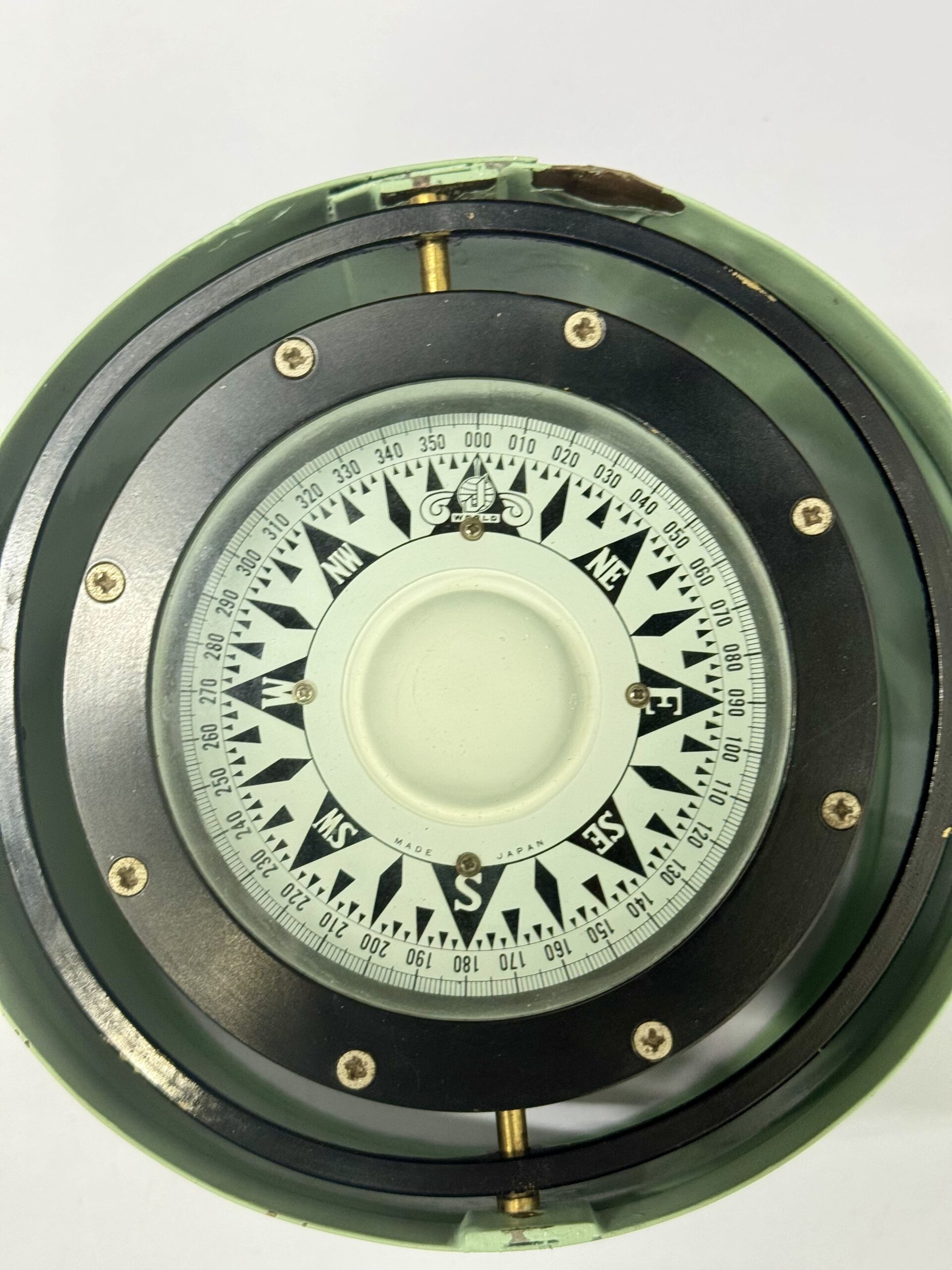 Maritime Vintage Original Ship Salvaged World Boat Compass – Made in ...