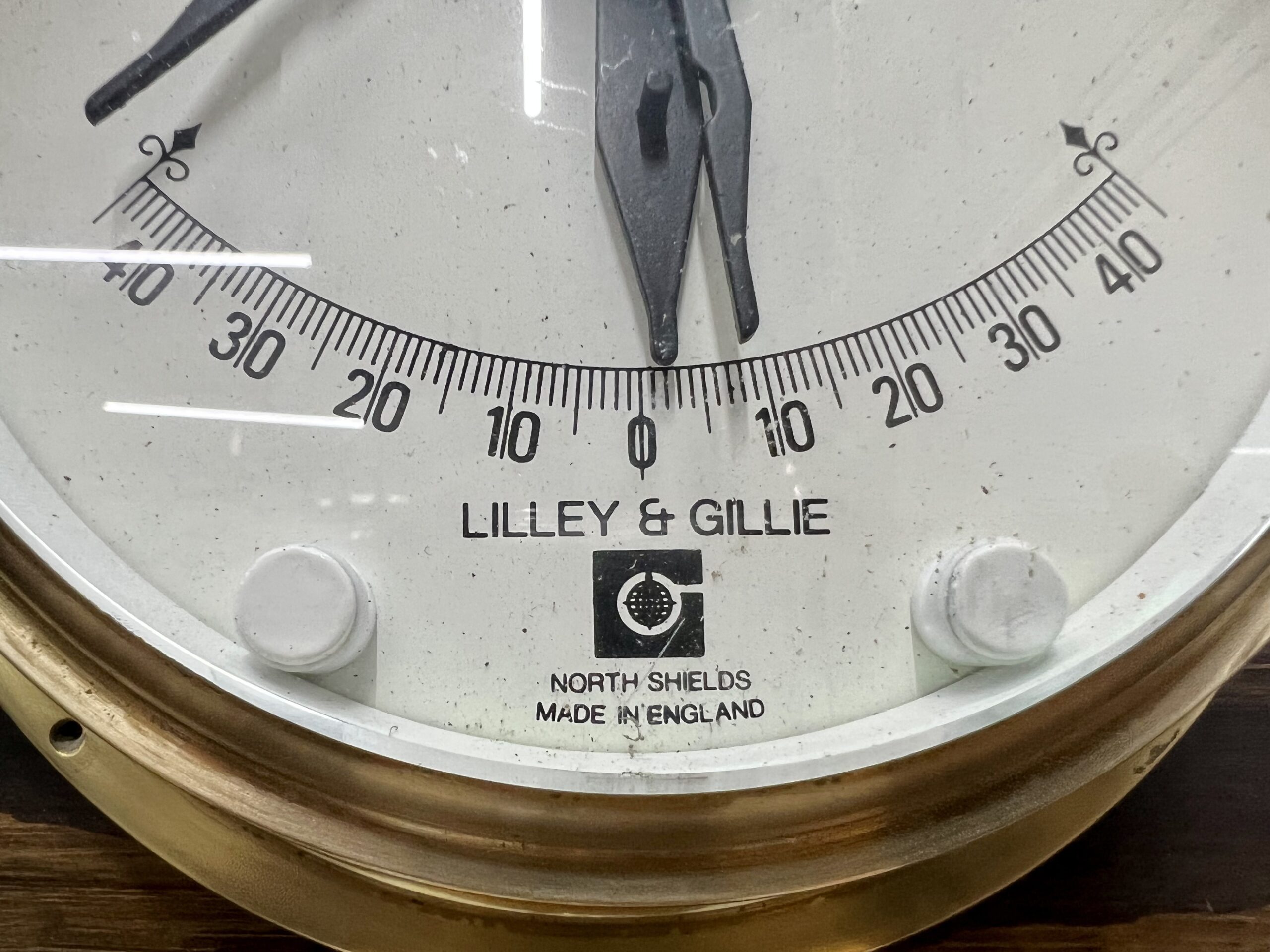 North Shields Lilley & Gillie Liquid Filled Tube Ship Retro Clinometer ...