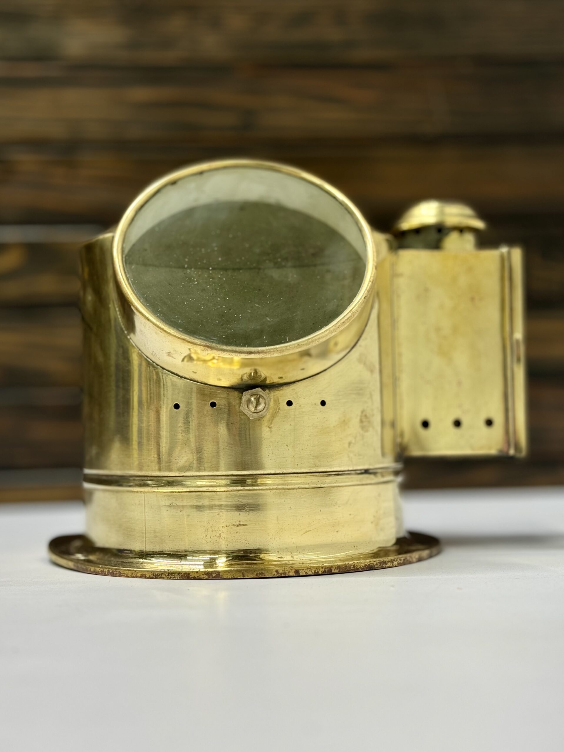Old Marine Saura Keiki Seisakusho Co. Ltd Brass Metal Small Boat ...