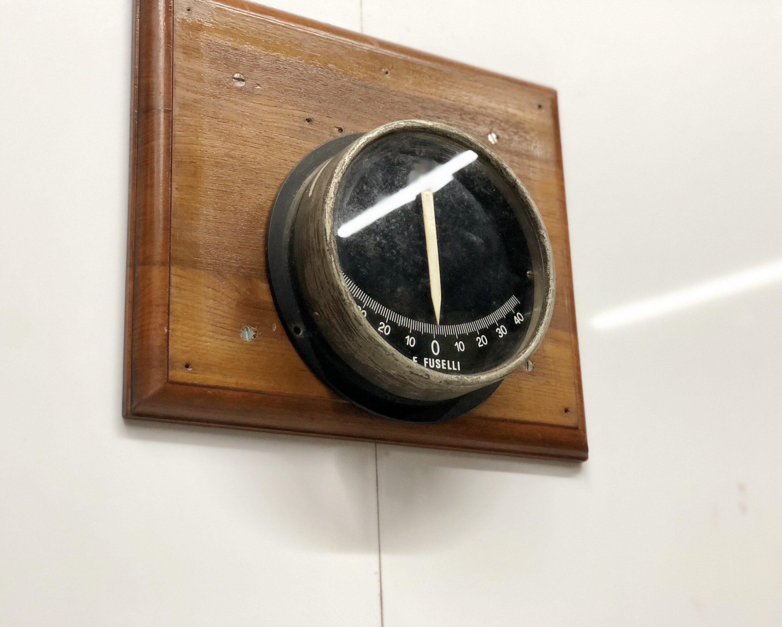 Original Maritime Antique Reclaim Ship F. Fuselli Genova Retro Black ...