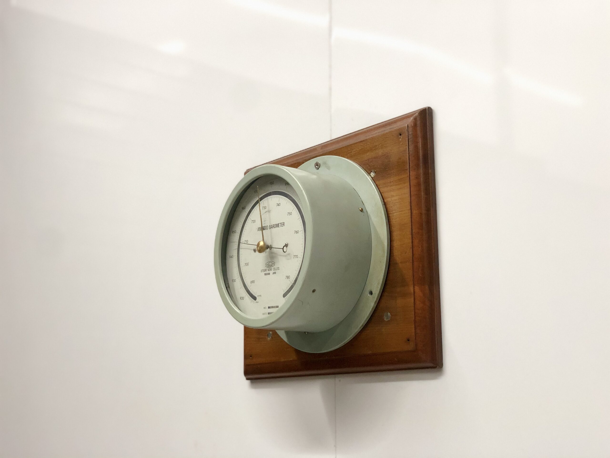 Utsuki Keiki Antique Maritime Nautical Ship Aneroid Barometer – Made in ...
